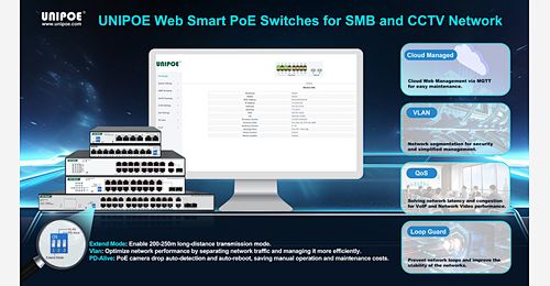 UNIPOE Fast Easy Web Smart Managed Switches - Unipoe